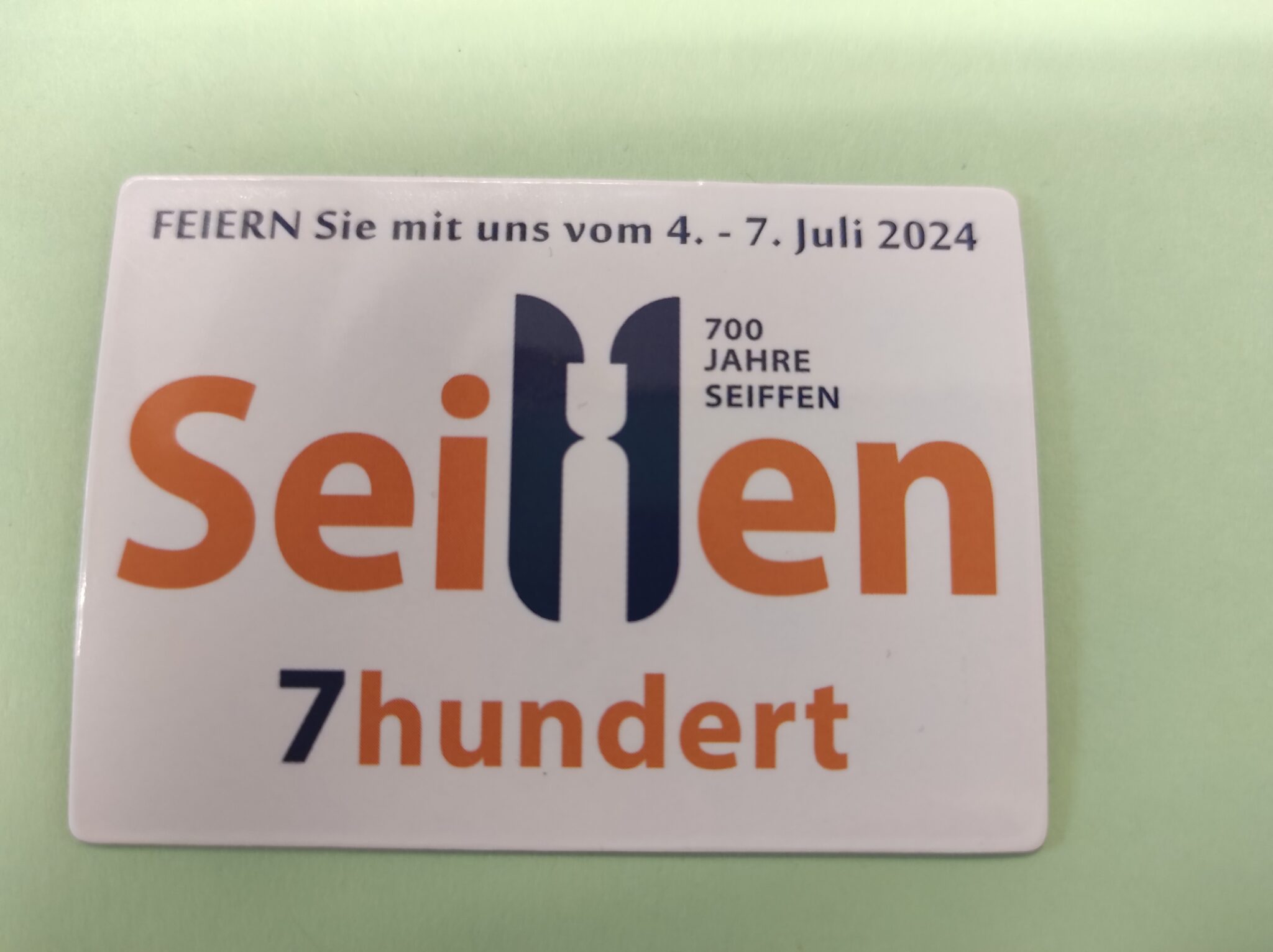 Magnet 700 Jahre Seiffen – Kurort Seiffen Shop